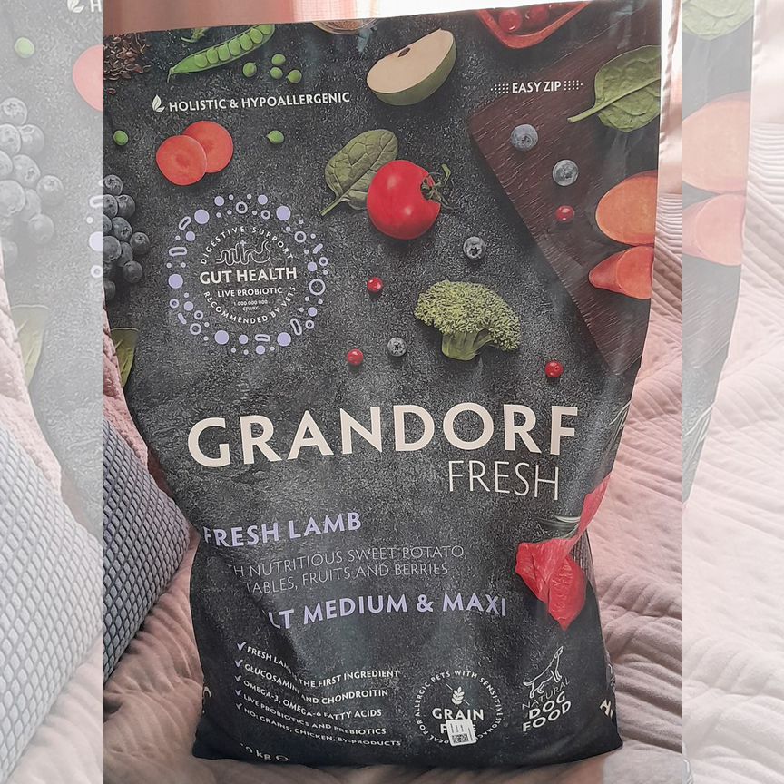 Корм собак grandorf fresh Lamb сред/круп-3,900 ост