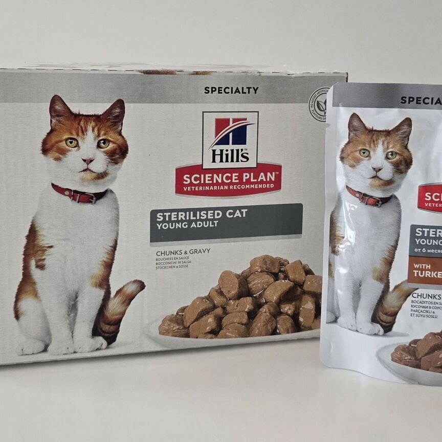 Влажный корм для кошек Hill's sterelised