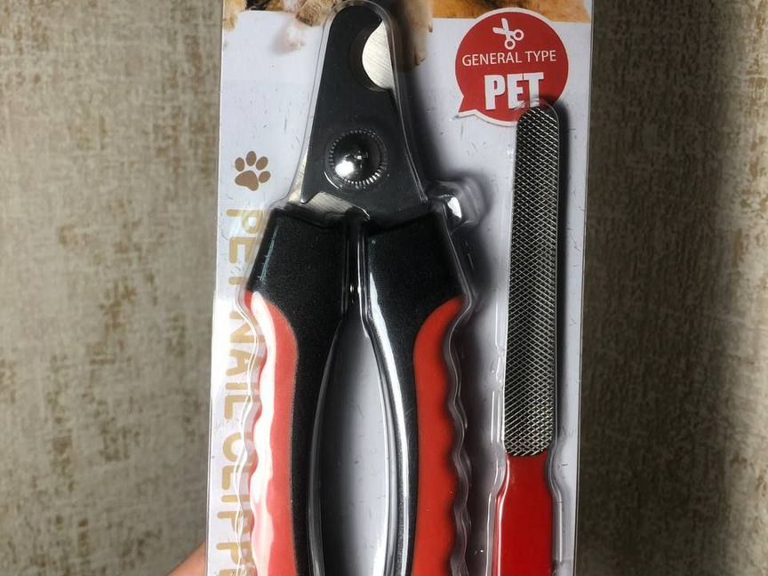 Набор когтерезка+пилка для кошек и собак. Ножницы