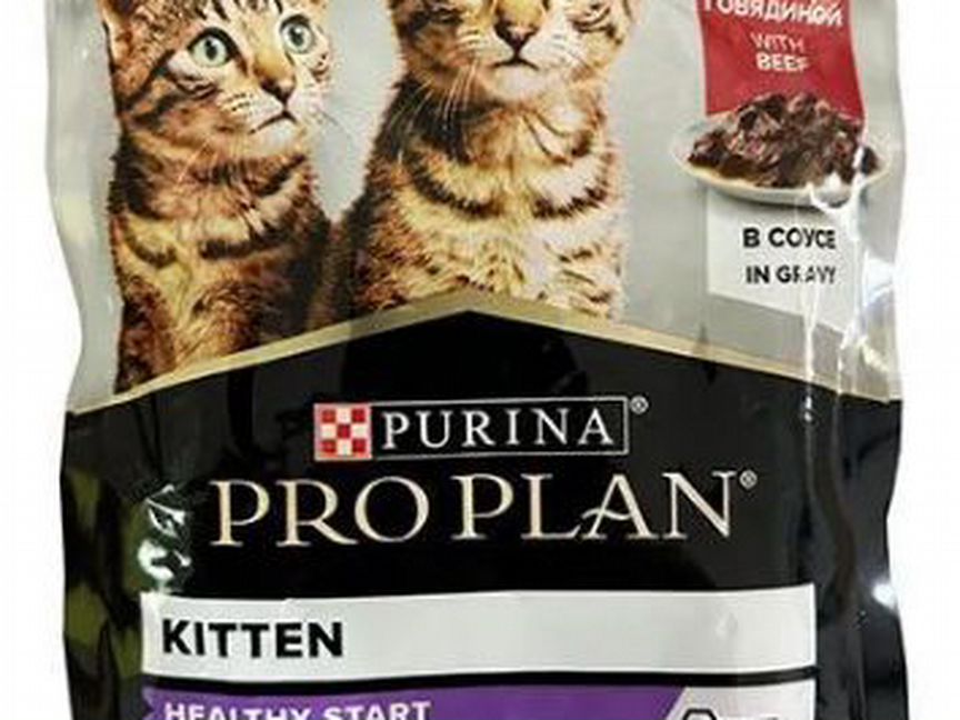 Влажный корм Pro Plan Nutri Savour для котят, с го