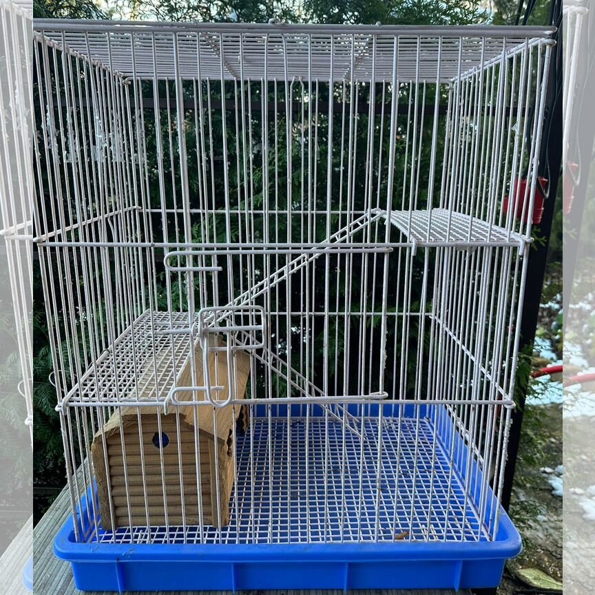 Клетка для грызунов трехярусная бу