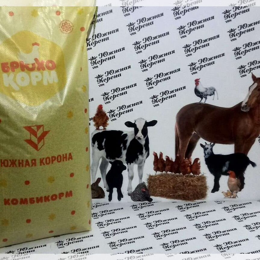 Комбикорм Брюхокорм Рост для Бройлеров