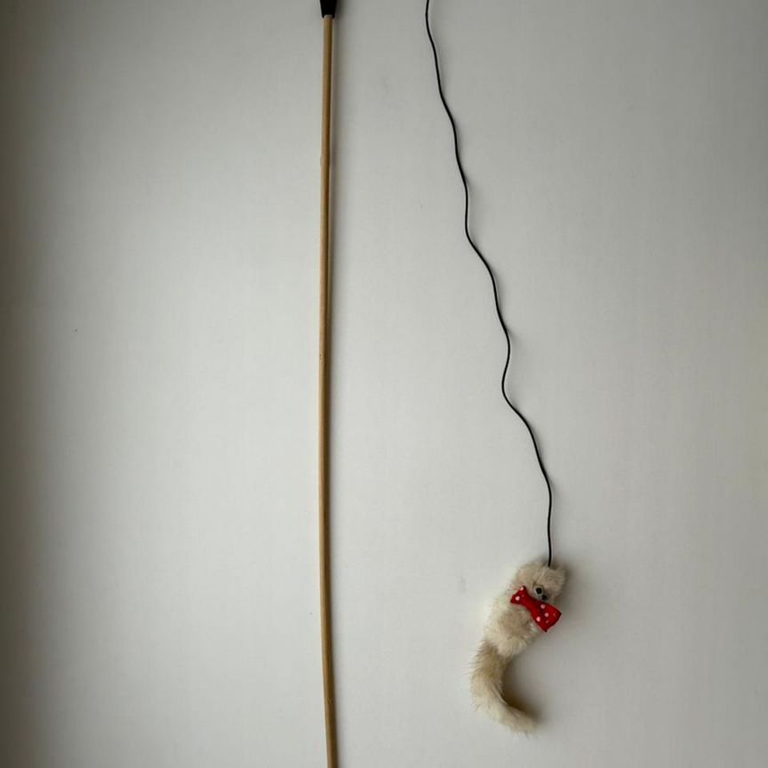 Игрушка для кошек, удочка-дразнилка