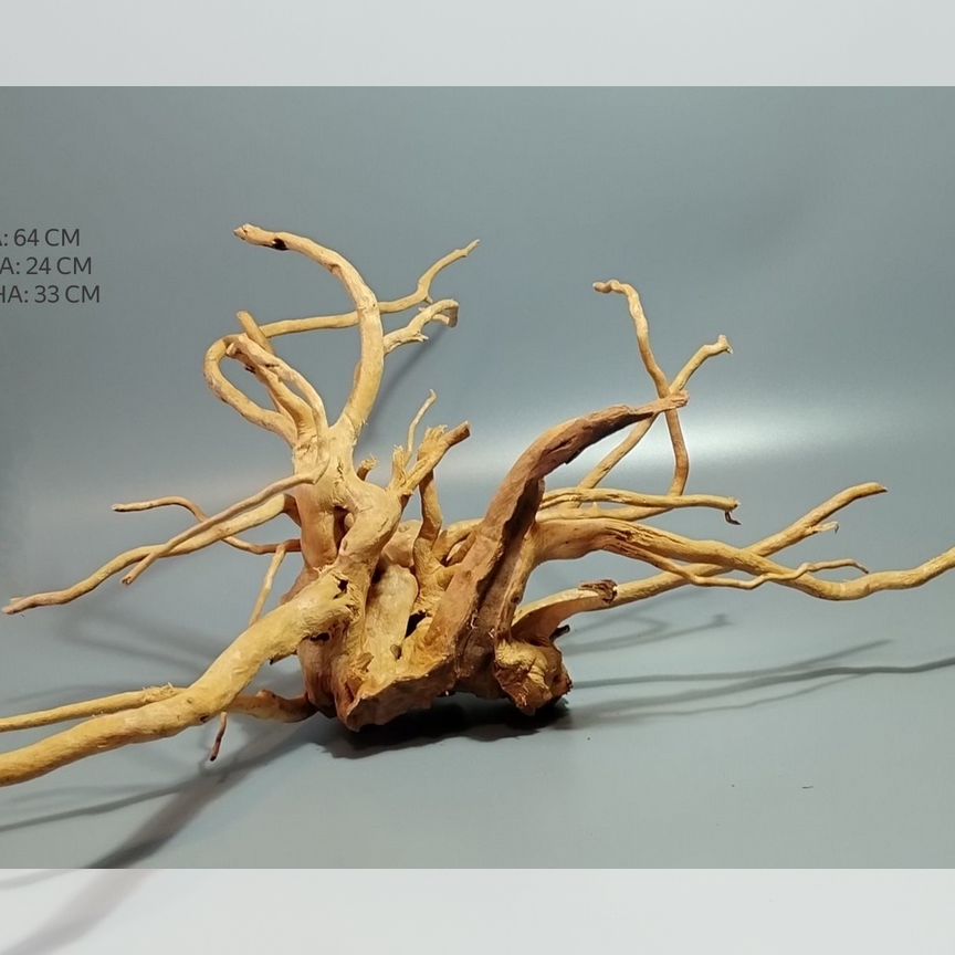 Коряга для аквариума паучий корень 64*33*24 вк4