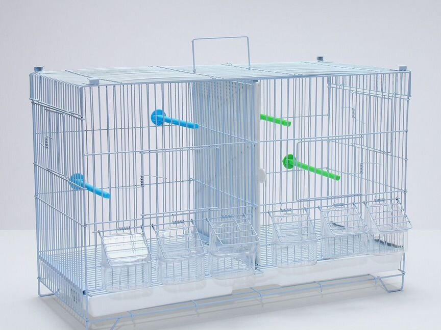 Новая двухместная клетка для попугаев