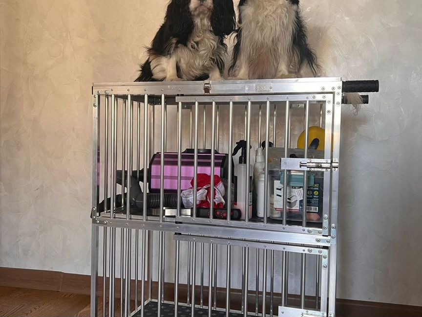 Клетка для собак двойная
