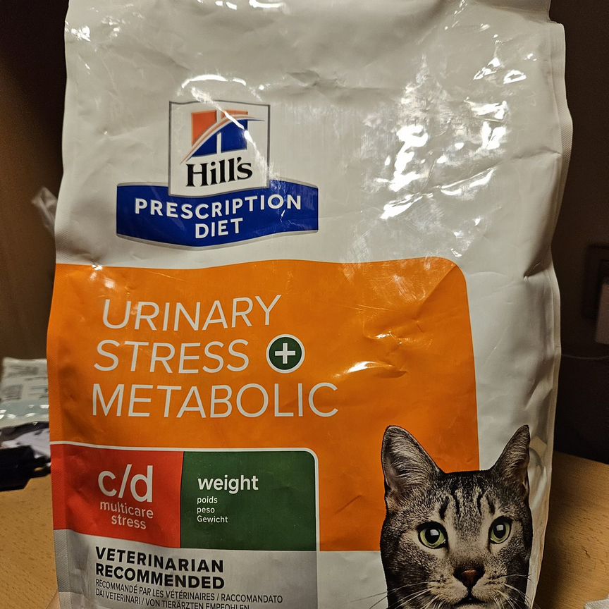 Корм Хиллс Hill's c/d urinary stress metabolic
