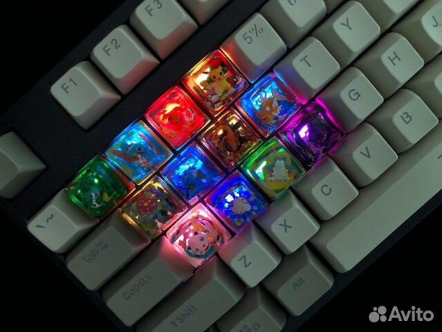 Кастомные Кейкапы Покемон. keycap pokemon купить в Москве | Хобби и ...
