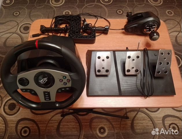 Игровой руль dexp wheelman pro gt купить в Казани | Электроника | Авито