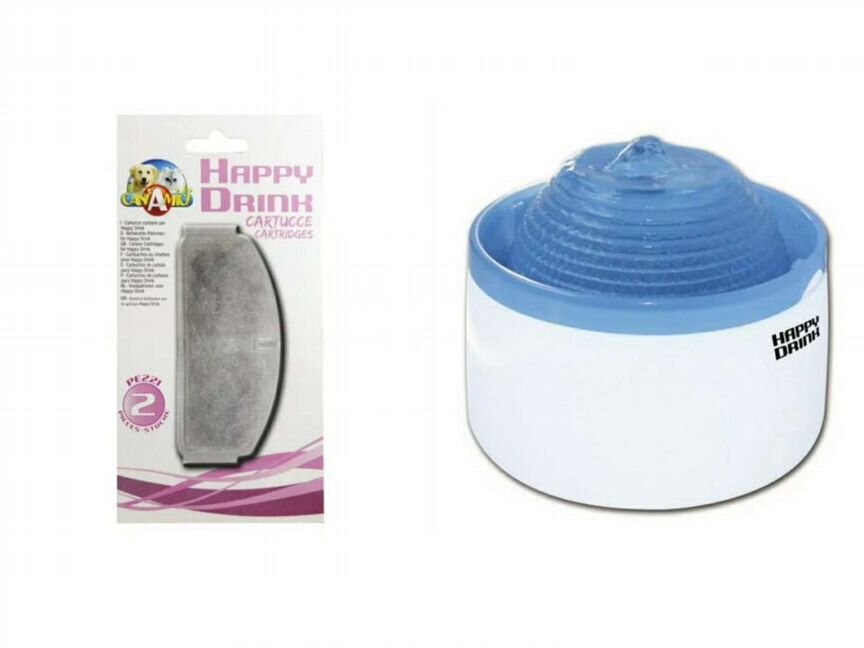 Сменные фильтры- 2 шт к Автопоилке-фонтан Happy