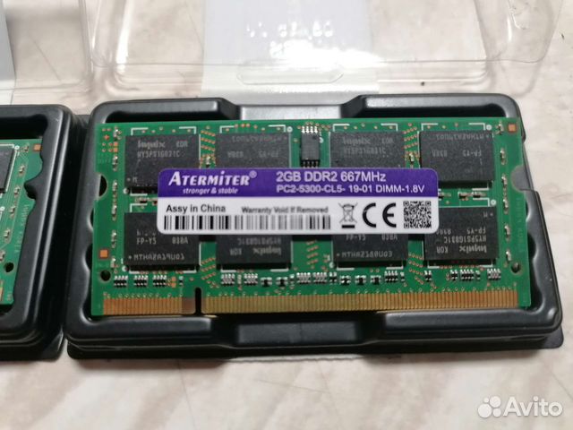 Новая оперативка 2х2гб Ddr2 для ноутбука купить в Санкт Петербурге с