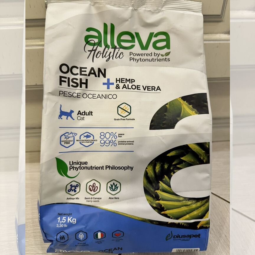 Корм для кошек Alleva holistic 1,5 кг