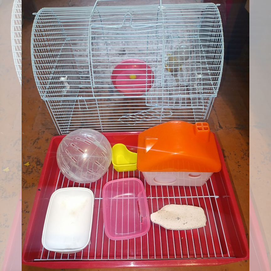 Клетка совсем оборудованием, новая