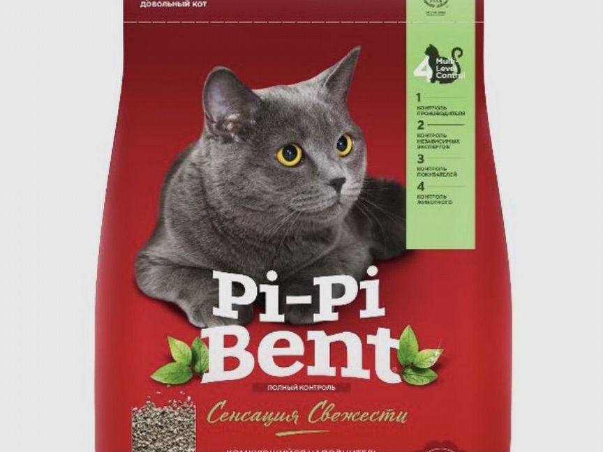 Наполнитель pi pi bent 24 комкующийся