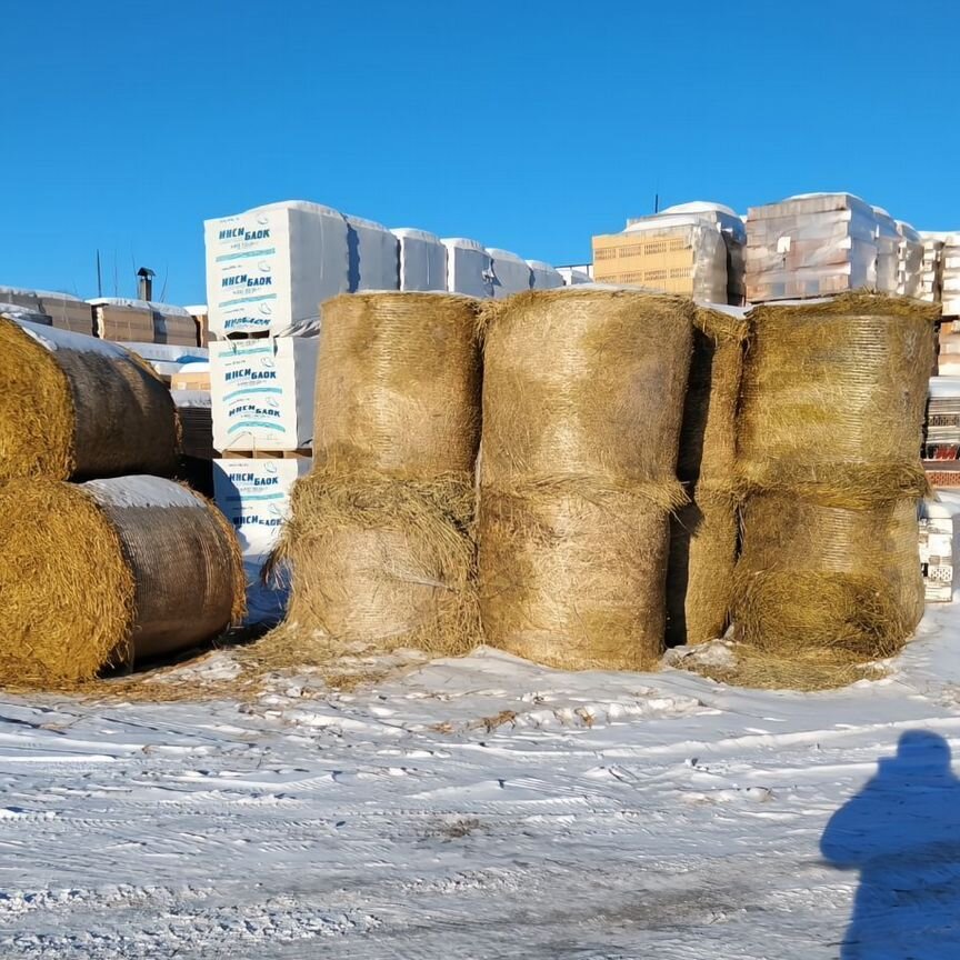 Сено тимофеевка.солома в рулонах зерно