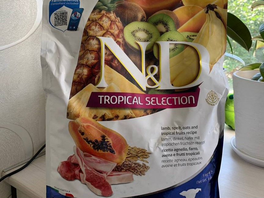 Сухой корм для собак Farmina N&D Tropical, 5 кг