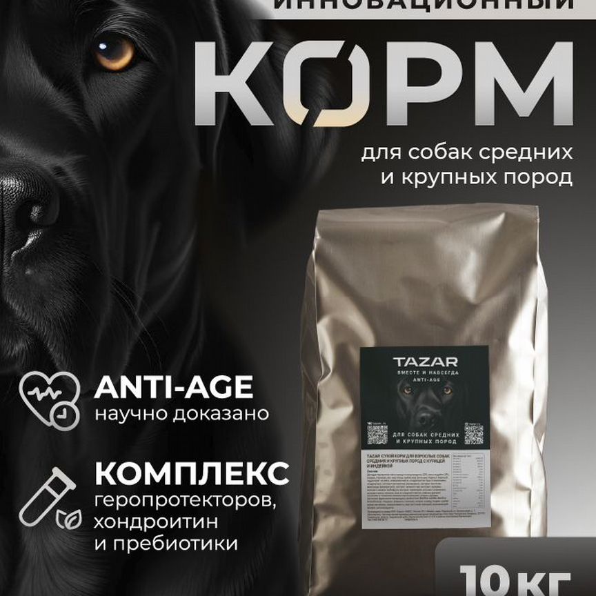 Сухой корм холистик для собак средних и крупных