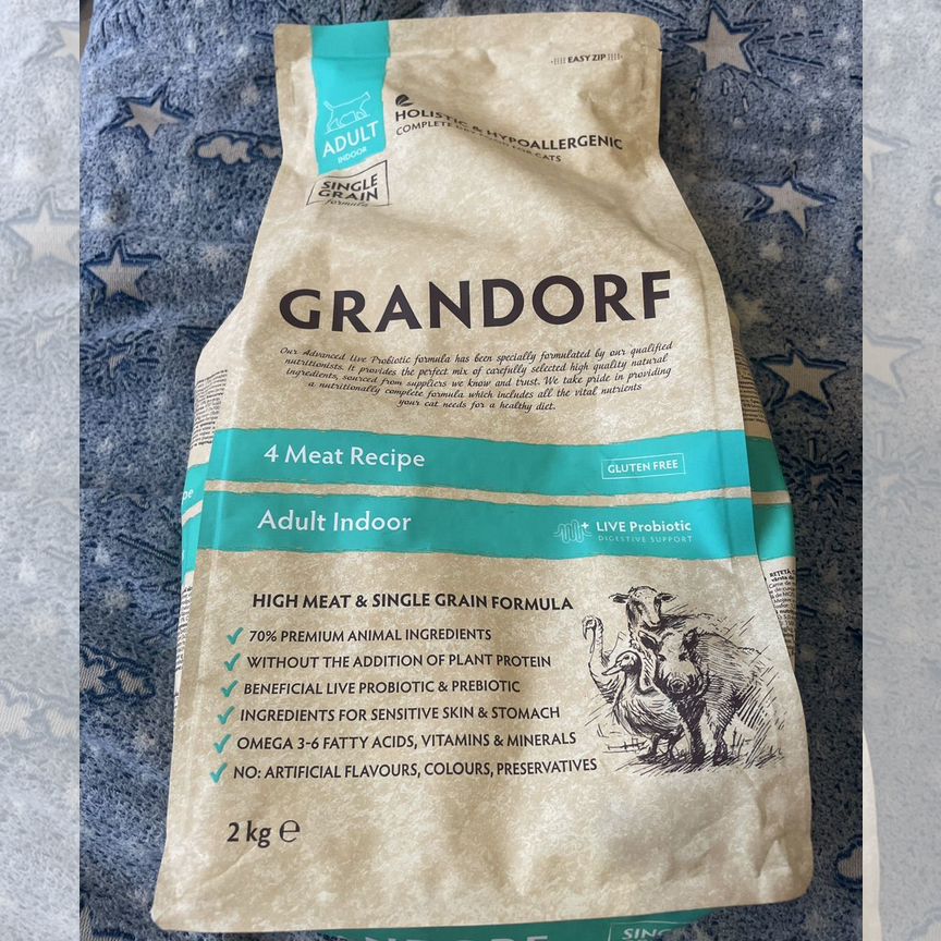Корм сухой для кошек grandorf 2кг