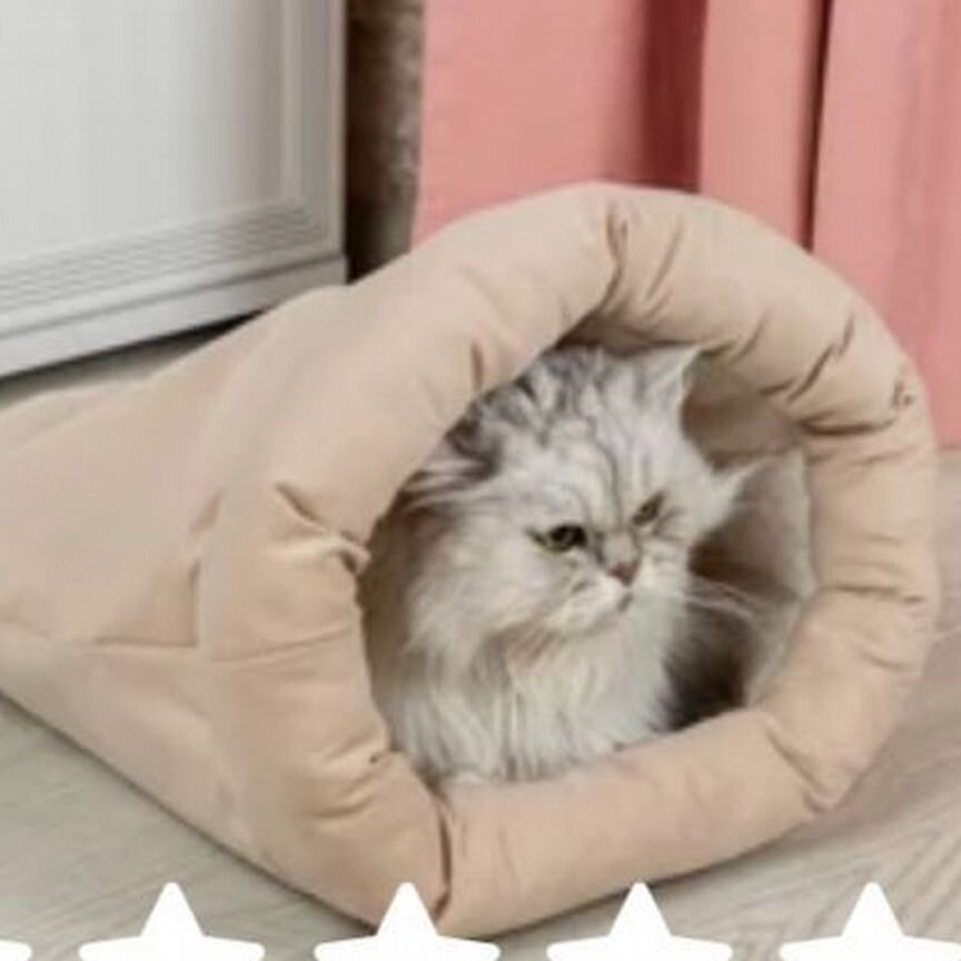 Лежанка нора для кошек и собак