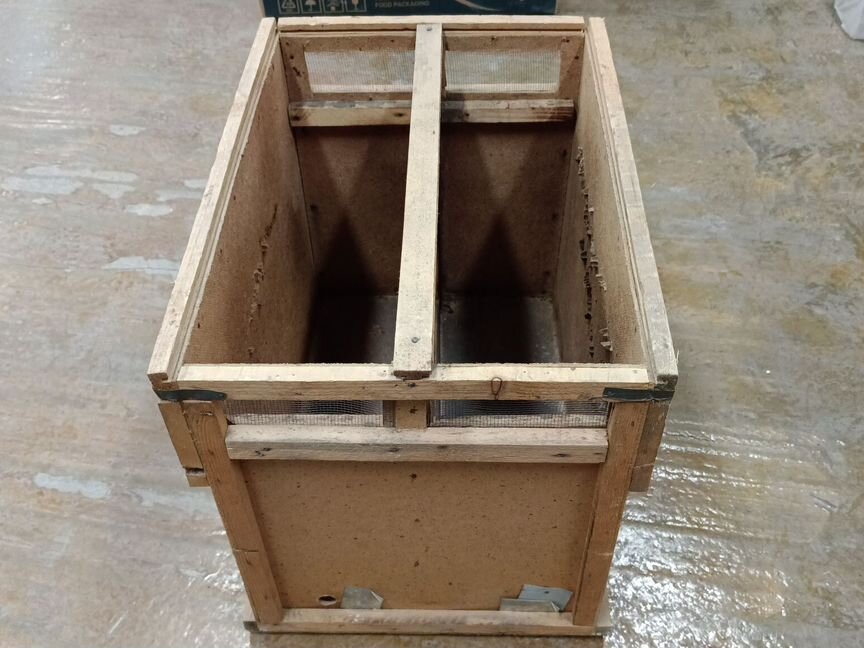 Ящик, короб для пчелопакета двойной, 8 рам, дадан