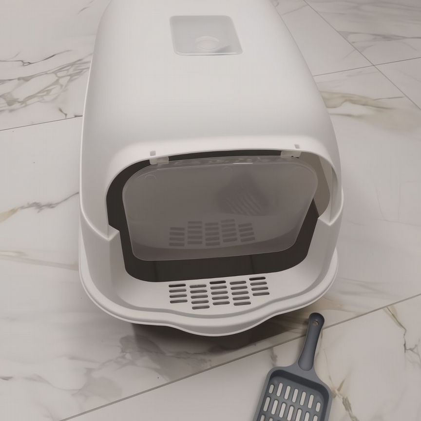 Закрытый лоток для кошек большой