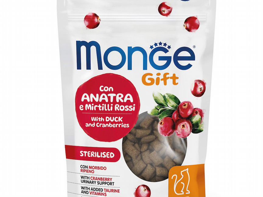 Monge лакомство для стерилизованных кошек "Хр