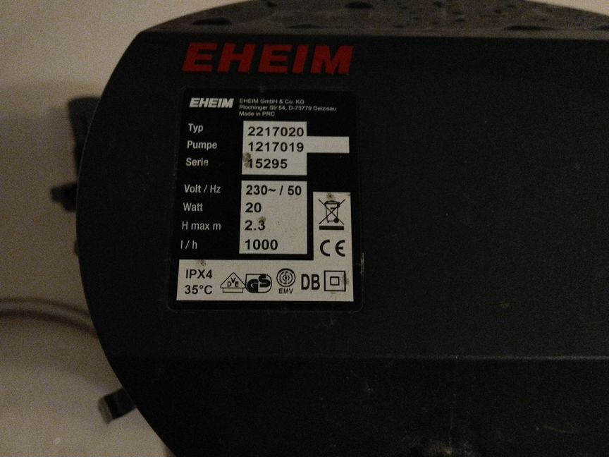 Фильтр аквариумный Eheim Эхейм немецкий до 600 л