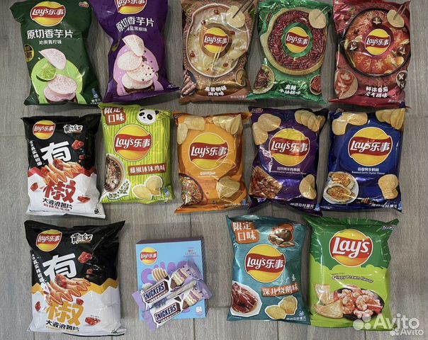 Редкие вкусы Lays Европа, Япония, Азия, США купить в Москве | Товары ...