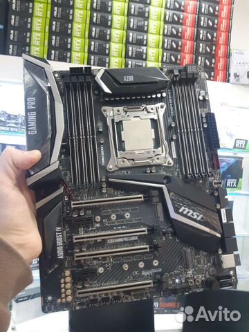 2066 MSI X299 gaming PRO carbon купить в Москве | Электроника | Авито