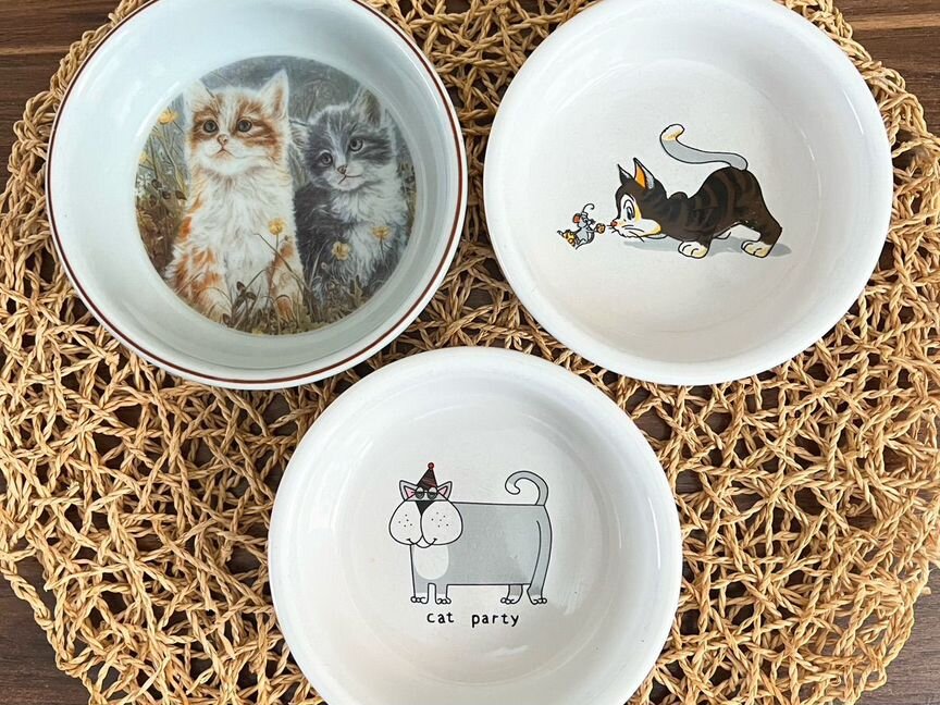 Миски для кошек керамические