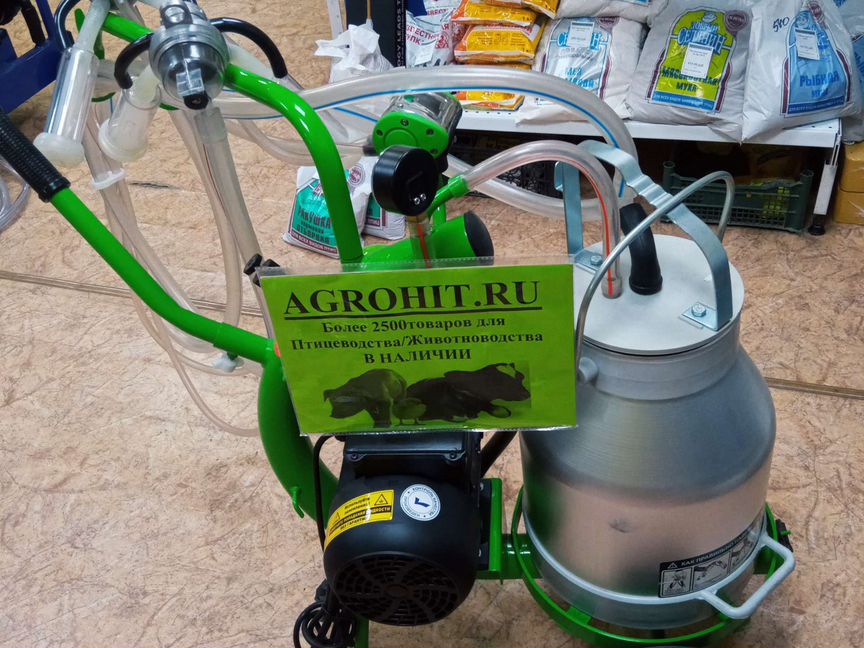 Доильный аппарат Турецкий сухой моноблок для коз