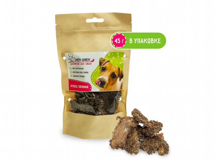 Снек Джек Рубец Говяжий для собак