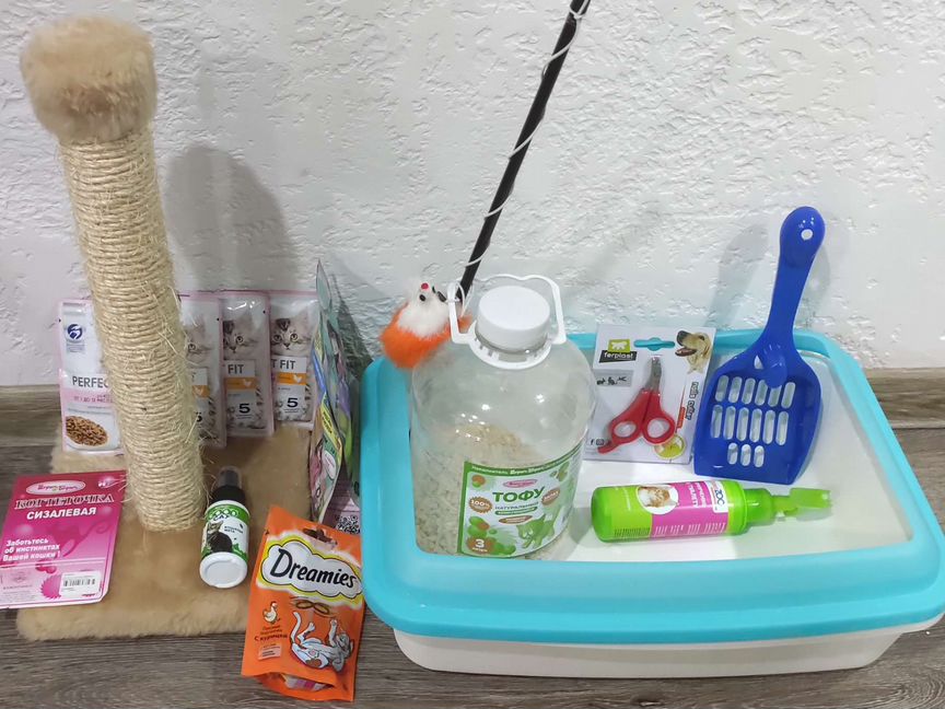 Набор "Всё для котёнка". Использован меньше недели