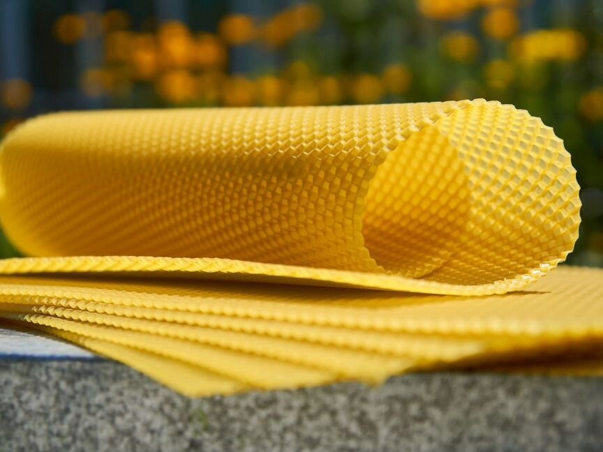 Вощина для пчел, вощина для свечей, цветная вощина