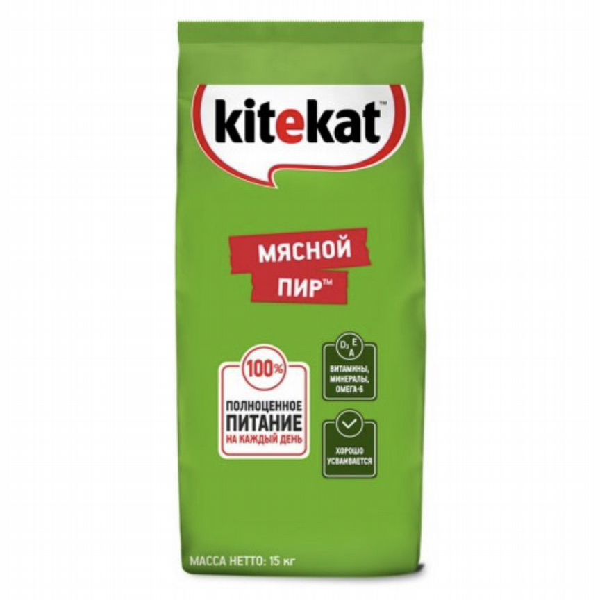 Корм для кошек Китекет 15 кг