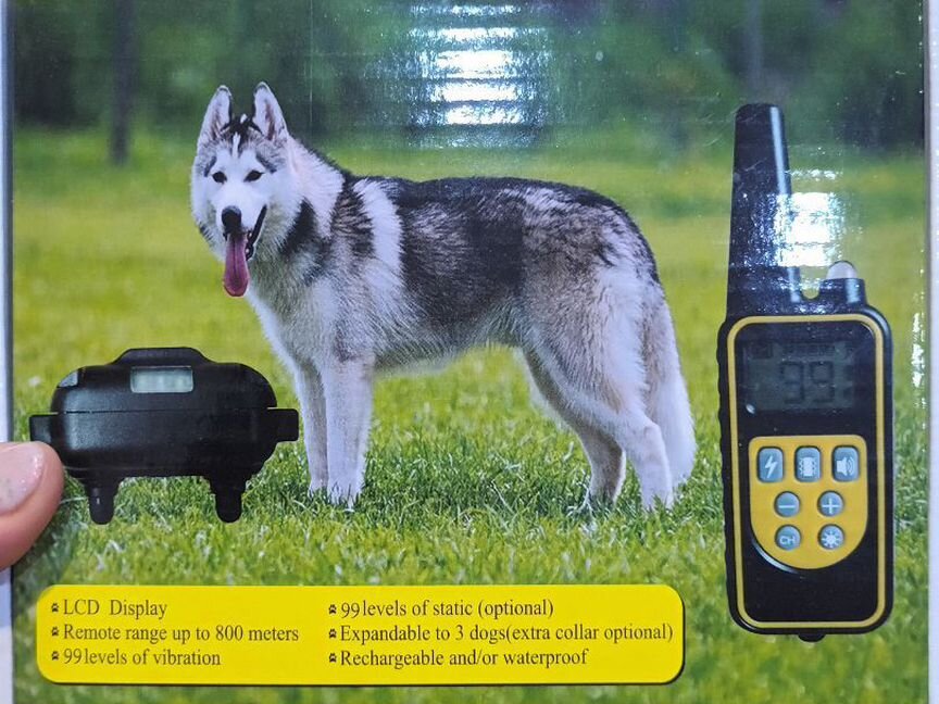 Электро ошейник для собак новый