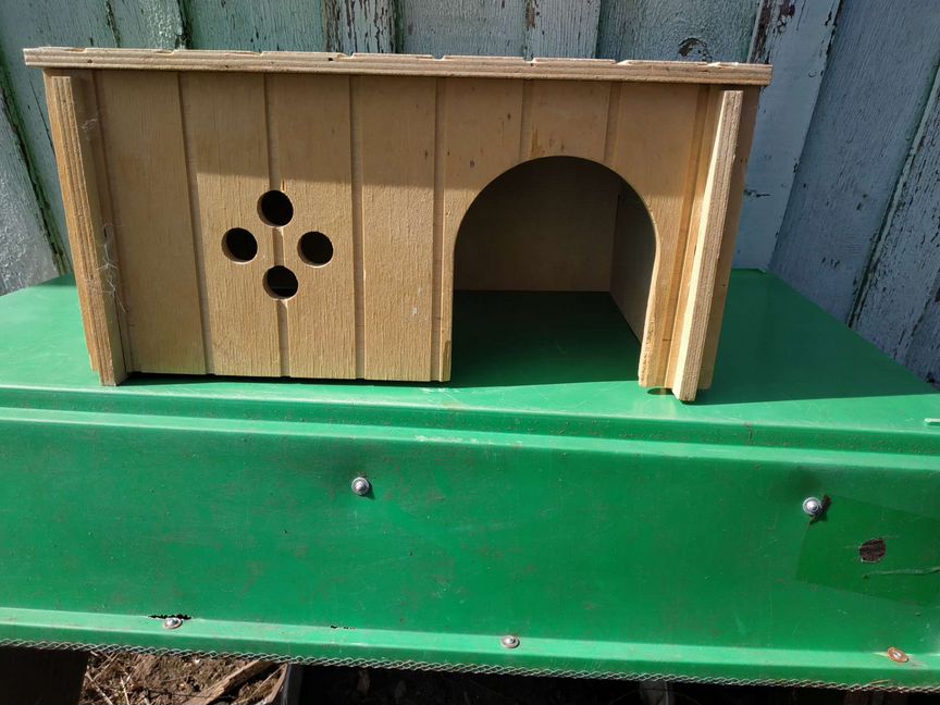 Домики и колесо для животных грызунов