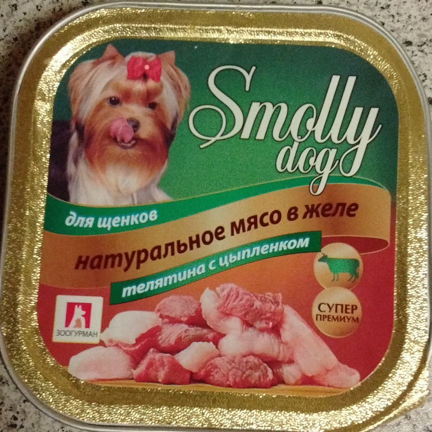 Корм для щенков smly dog