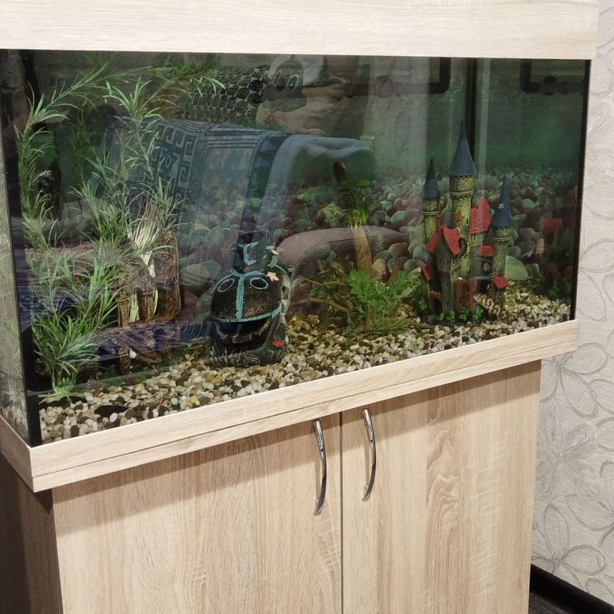 Аквариум с тумбой 120 литров