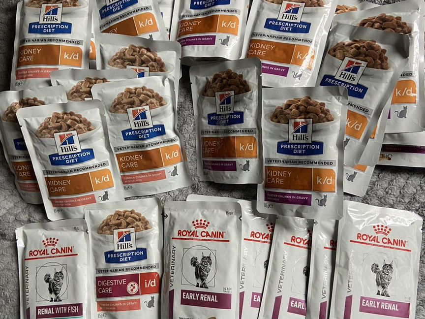 Royal canin early renal, Hills k/d корм