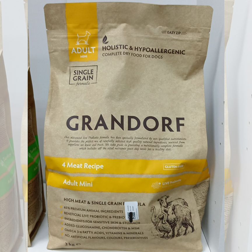 Сухой корм Grandorf Adult Mini 4 Meat Recipe 3кг