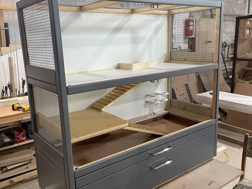 Клетка витрина для морских свинок,хомяков