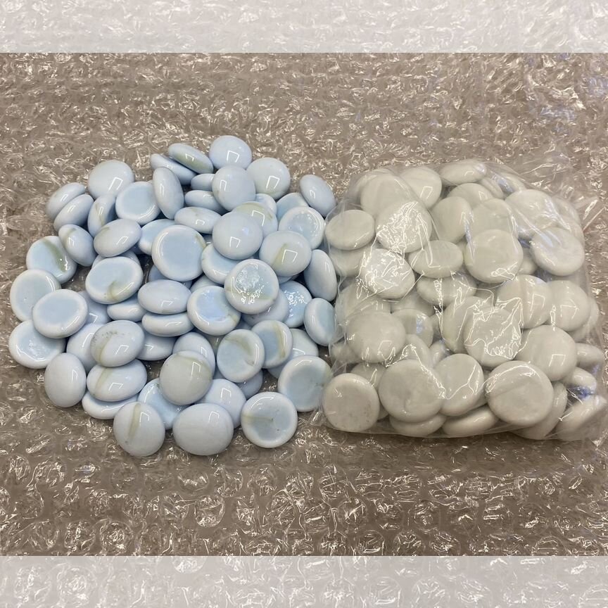 Стеклянные камушки декоративные марблс