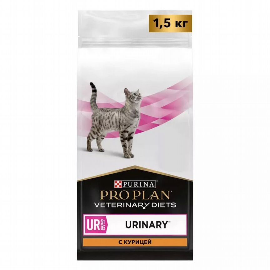 Корм для кошек pro plan urinary с курицей