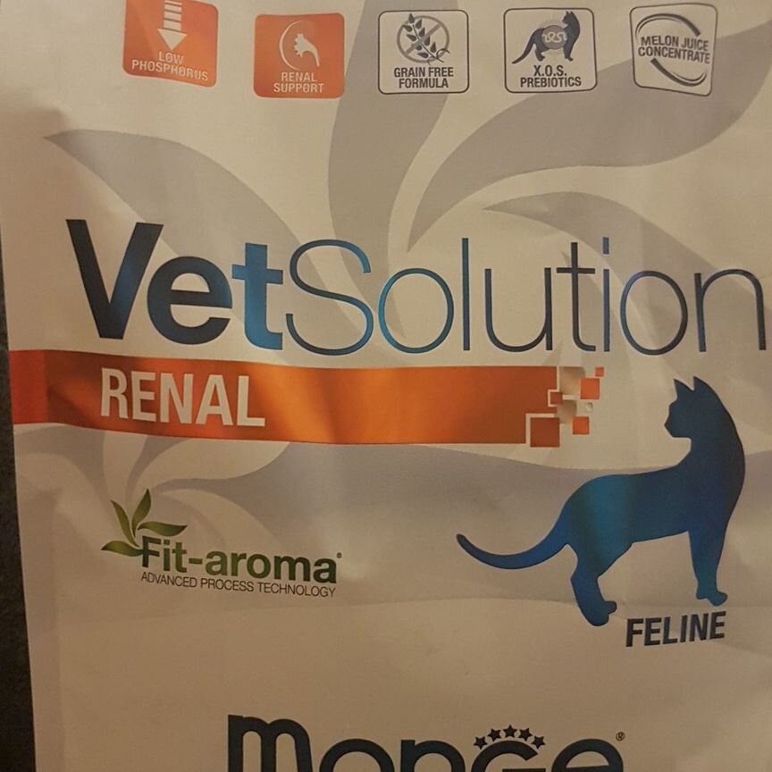 Сухой лечебный корм для кошек Monge VetSolution Re