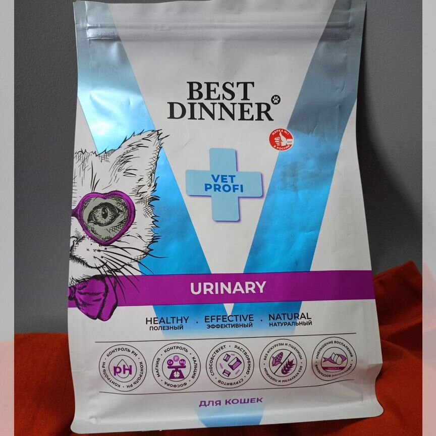 Корм для кошек best dinner urinary