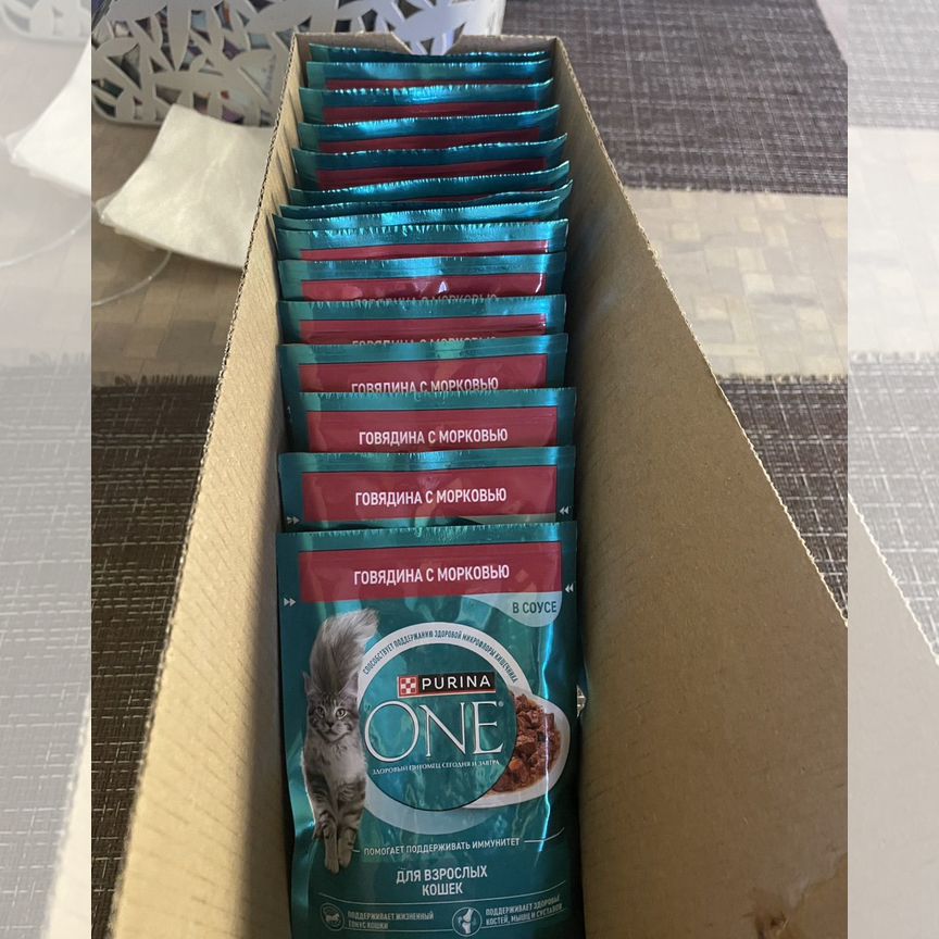 Корм для кошек purina one