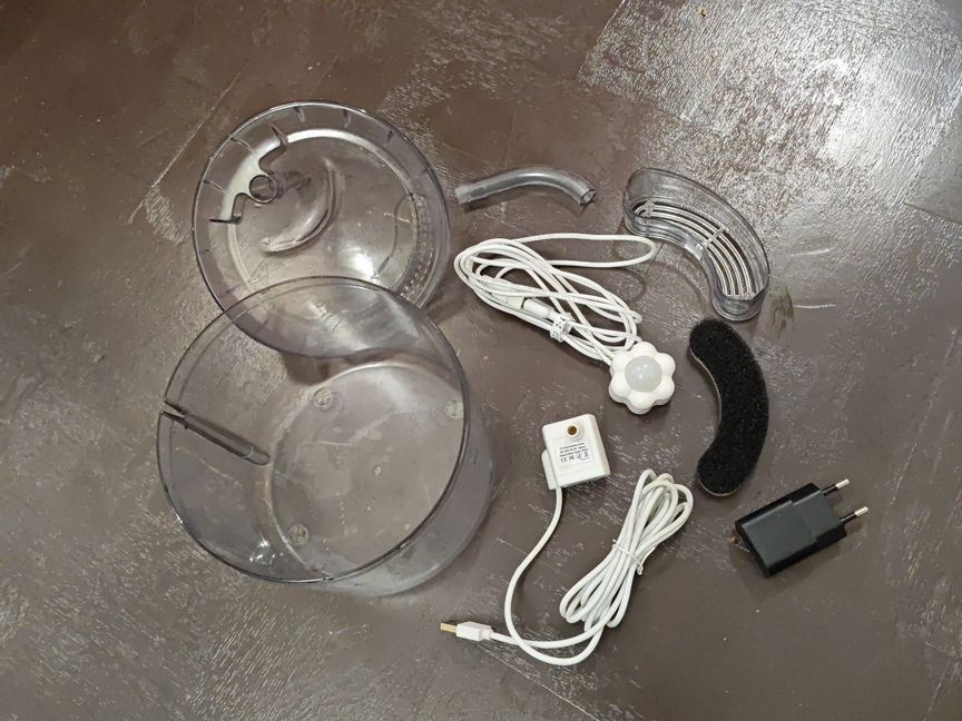 Поилка фонтан гейзер водопад датчик движения