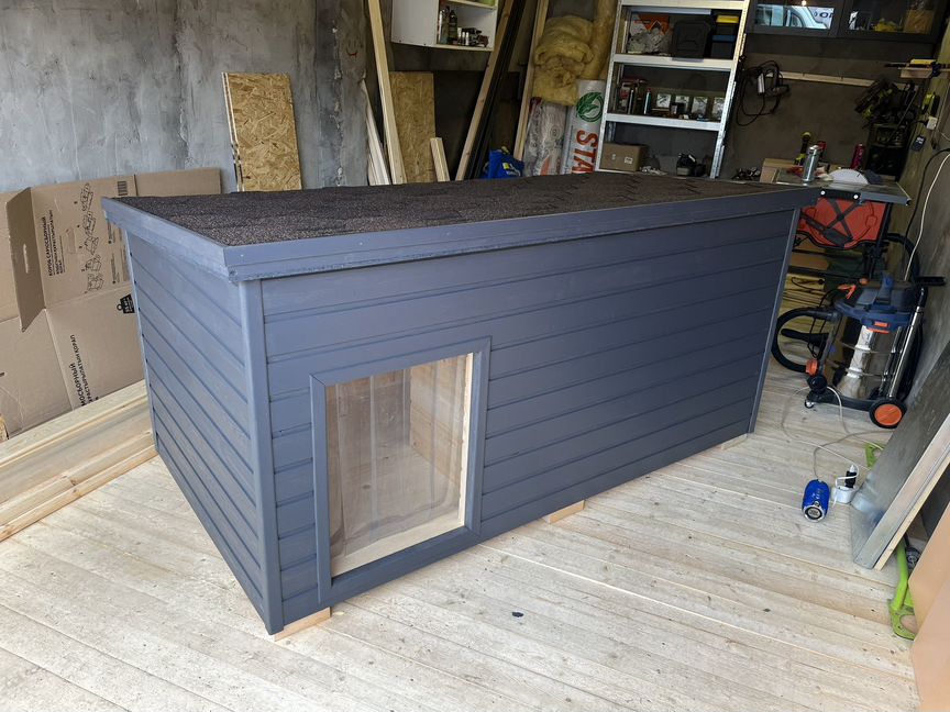 Будка для собаки с теплым полом