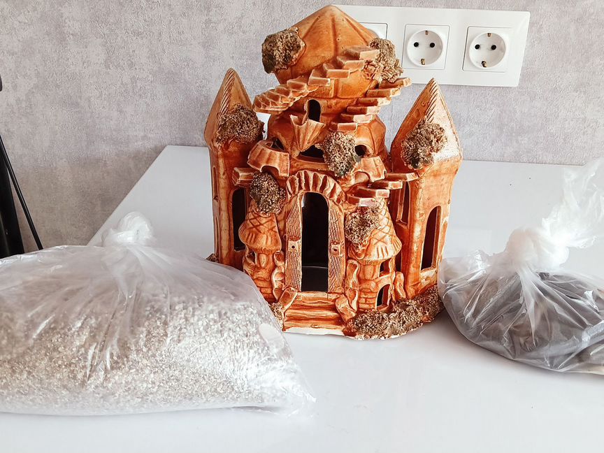 Грот+грунт+ракушки+камушки